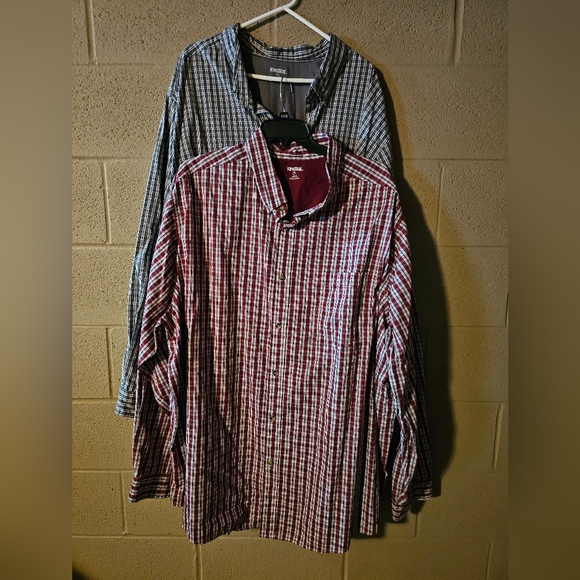 King Size | Shirts | 2 King Size 5xlt Long Sleeve Shirt | Poshmark